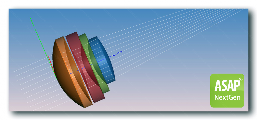 نرم‌افزار ASAP NextGen طراحی اپتیک صنعتی | ParsOptics