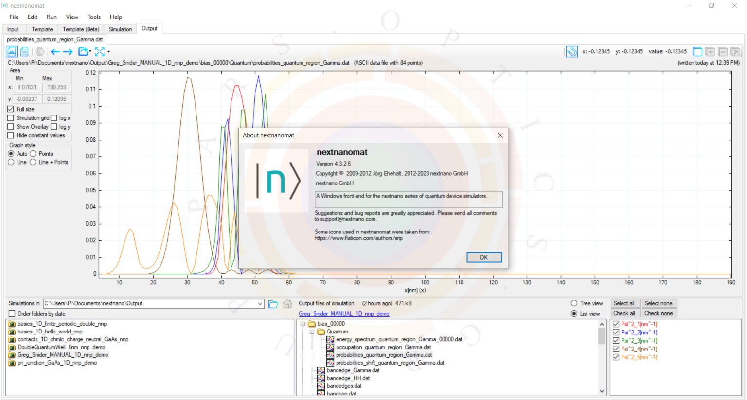 نرم افزار NextNano نسخه 2023 | ParsOptics